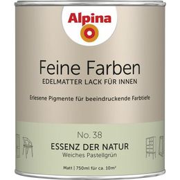 Alpina Feine Farben Lack No. 38 Essenz der Natur pastellgrün edelmatt 750 ml Buntlacke