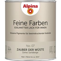 Alpina Feine Farben Lack No. 07 Zauber der Wüste sandbeige edelmatt 750 ml Buntlacke