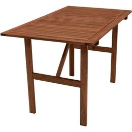 DEGAMO Tisch brasilia 120x70cm, Eukalyptus geölt, FSC®-zertifiziert - braun