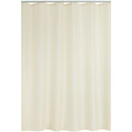 Ridder Duschvorhang Textil Uni soft-cream 240x180 cm - soft-cream