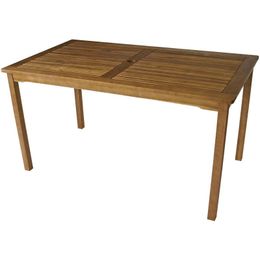DEGAMO Tisch st. vincent 140x80cm, Akazie geölt, - braun