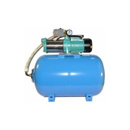 Omni Hauswasserwerk Wasserpumpe 400V 1300-2200W Druckbehälter Gartenpumpe Set 80 L - 1800 W