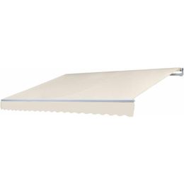 Ersatz-Bezug für Markise HHG 447, Gelenkarmmarkise Ersatzbezug Sonnenschutz, 4,5x3m Acryl creme - beige