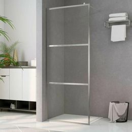 Duschwand für Begehbare Dusche mit Klarem ESG-Glas 140x195 cm FF146639DE