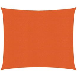 Sweiko - Sonnensegel 160 g/m² Orange 3,6x3,6 m hdpe FF311660DE