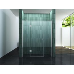 impex-bad_de 8 mm XL-Nischentür range 205 x 195 cm - Klarglas