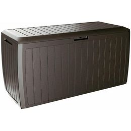 Casaria - Auflagenbox Rato Plus wasserdicht Rollen 100 kg Smart Click System Outdoor Gartenbox Aufbewahrungsbox Kissenbox Board plus braun
