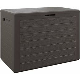 Deuba - casaria® Gartenbox 190L UV-beständig Griffmulden Verschlussvorrichtung Balkon Terrasse Wohnzimmer Wintergarten Box Kissenbox 78x44cm