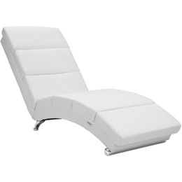 Casaria - Relaxliege xxl London 186x89x55 cm Ergonomisch Kunstleder Gepolstert 180kg Belastbarkeit Wohnzimmer Büro Innen Chaiselongue Relaxsessel