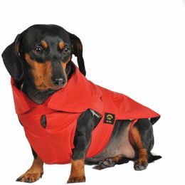 Hundemantel speziell für Dackel - Rot - 43 cm - Fashion Dog