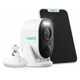 Reolink 2K 4MP Überwachungskamera Solar Akku Aussen mit Personen-/Fahrzeugerkennung, 2,4/5GHz WiFi, Spotlight, PIR-Sensor, Farbnachtsicht, 2-Wege-Audio,