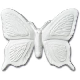 Wandtattoo Papillon, 17 x 13,5 cm, Beutel à 2 Stück - 5 Beutel - white - Decosa