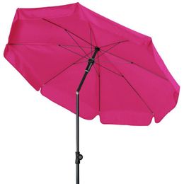 Doppler Sunline Neo 150 Sonnenschirm rund 150 cm in 13 Farben Mittelmastschirm Balkonschirm 852 Fuchsia