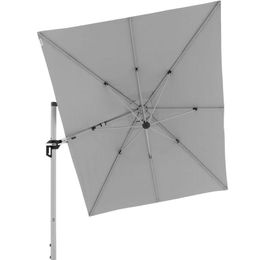 Doppler Schirme - Doppler active ii Pendelschirm 350 x 260 Sonnenschirm Ampelschirm 5 Farben 469266 827 Hellgrau