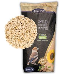 LYRA PET - 25 kg ® Erdnusskerne weiß gehackt Neue Ernte