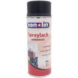 Wilckens Spraylack 400ml schwarz seidenmatt Sprühlack Lackspray Farbspray Spraydose