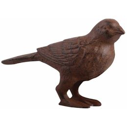 Esschert Design Dekorativer Vogel aus Gusseisen 13x5x8 cm