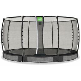 EXIT Allure Premium Bodentrampolin ø427cm - schwarz - Schwarz