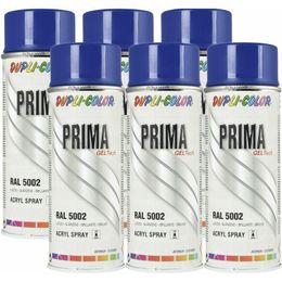 vasalat - Dupli-Color Lackspray ultramarinblau glänzend ral 5002 - Sprühlack für Metall, Kunststoff und Holz - wetterfeste Sprühfarbe für den Innen