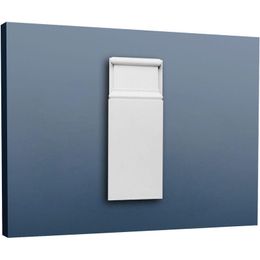 Türumrandung Stuck ORAC Decor D310 luxxus Sockel Zierelement Profil Wand Dekor Element robust und stoßfest 25 cm hoch - weiß