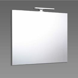 KIAMAMI VALENTINA Badezimmerspiegel Draht Umkehrbar Led-Leuchte 80X70 Cm