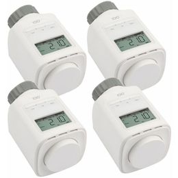 4 Stück Ioio ht 2000 Elektronischer Thermostat Heizkörperthermostat spart bis 30% Heizkosten