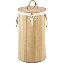 Wäschekorb aus Bambus, 55 Liter, zeller