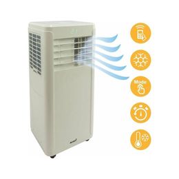 Mobile Klimaanlage 4-in-1 - 14.000 btu - 33x33.5x81 cm - Klimagerät mit fensterabdichtung - Weiß - white - Maxxhome