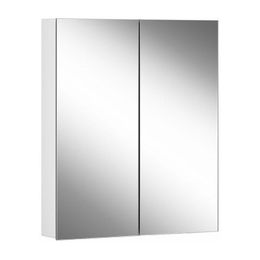 Easy Line Comfort Spiegelschrank, 2 Doppelspiegeltüren, 70x70x12cm, 177.070., Ausführung: EU-Norm/Korpus weiss - 177.070.02.02 - Schneider