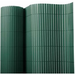 Floordirekt - Sichtschutzzaun pvc Grün 100 x 500 cm - Grün