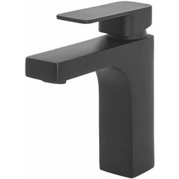 Beliani - Wasserhahn Schwarz aus Messing Badezimmer/ Armaturen/ Badarmaturen Klassischer Wasserhahn Modernes Design - Schwarz