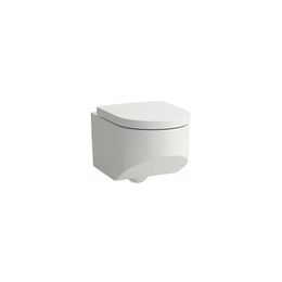 Sonar Wand-WC, Tiefspüler, spülrandlos, Farbe: Snow (weiß matt) - H8203417570001 - Laufen