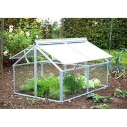 Vitavia - Frühbeet Gaia Jumbo aluminium blank 119 x 83 x 72 cm (ohne Unterbau) 3 mm esg