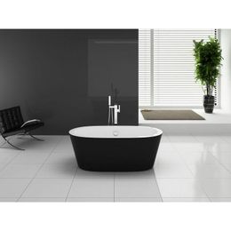 impex-bad_de Freistehende Badewanne BW-IX024 - Schwarz