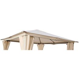 DEGAMO Ersatzdach für Pavillon venezia, Polyester PVC-beschichtet écru - ecru