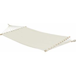 AMANKA - xxl Stabhängematte 2 Personen Hängematte Liegefläche ca 185x115 cm Belastbarkeit bis 150 kg 100% Baumwolle Hängematten Beige - beige