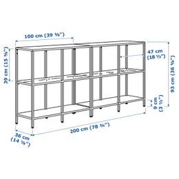 IKEA VITTSJÖ Aufbewahrungskombi