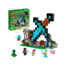 Lego Minecraft 21244 Der Schwert-Außenposten Bausatz, Mehrfarbig