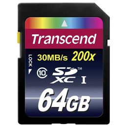 Transcend SDXC Karte 64GB Class 10 Speicherkarte