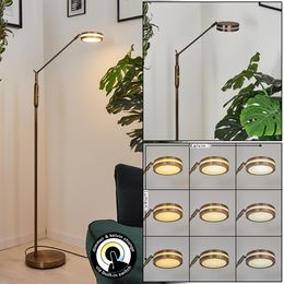 hofstein Huallilemu Stehleuchte LED Altmessing, 1-flammig