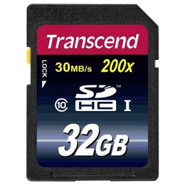 Transcend 32GB SDHC Karte Class 10 Speicherkarte