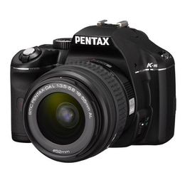 Spiegelreflexkamera - Pentax K-m Schwarz + Objektivö Pentax SMC Pentax-DAL 18-55mm f/3.5-5.6 AL