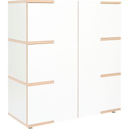 Mehrzweckschrank Tojo "stau" Schränke Gr. B/H/T: 100 cm x 110 cm x 40 cm, weiß Mehrzweckschränke