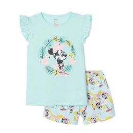 Zippy Pyjama Zippy Mädchen Minnie Mouse Shorty Schlafanzug Pyjama kurz hellgrün (2 tlg)
