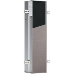 Emco Asis module plus, WC-Modul - Unterputz, H:658mm,Fach für WC-Papier, integrierter Toilettenbürstengarnitur, Türanschlag rechts, Papierentnahme