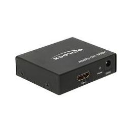 Delock Splitter HDMI Buchse > 2x HDMI Buchse 4K, HDMI Splitter schwarz