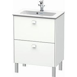 Duravit Brioso Waschtischunterbau BR440601818 620x389mm, Weiß Matt, 2 Auszüge