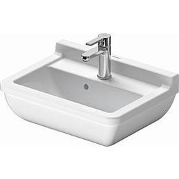 Duravit Starck 3 Waschtisch 0300500000 50 x 36 cm, weiss, mit Überlauf und Hahnloch