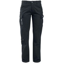 Black Premium by EMP Army Vintage Trousers Cargohose schwarz in W26L32