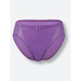 w&auml;schepur w&auml;schepur Damen Jazzpants mit Spitzen-Einsatz, lila, Gr&ouml;&szlig;e 36/38